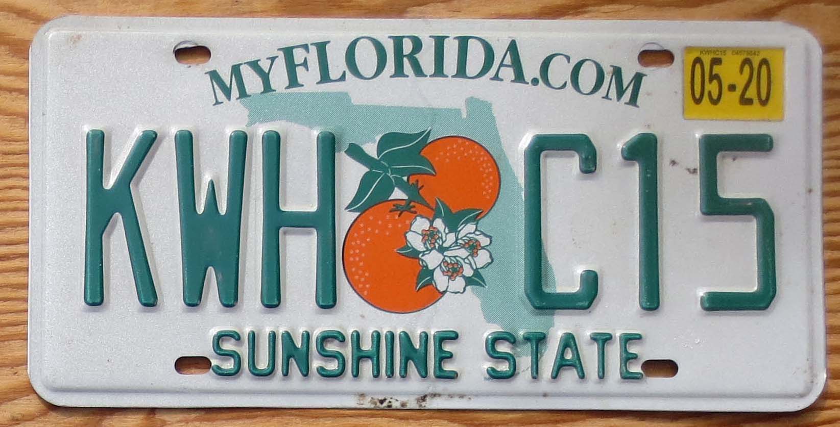 2020 Florida vg - Automobile License Plate Store: Collectible License ...