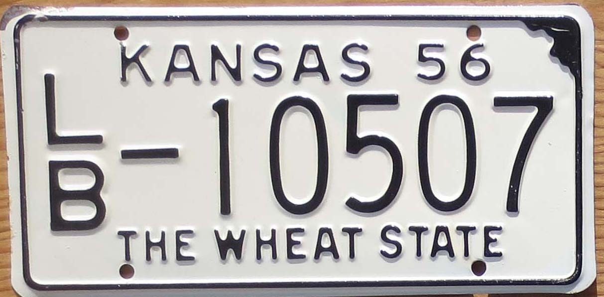 Kansas Archives - Automobile License Plate Store: Collectible License ...