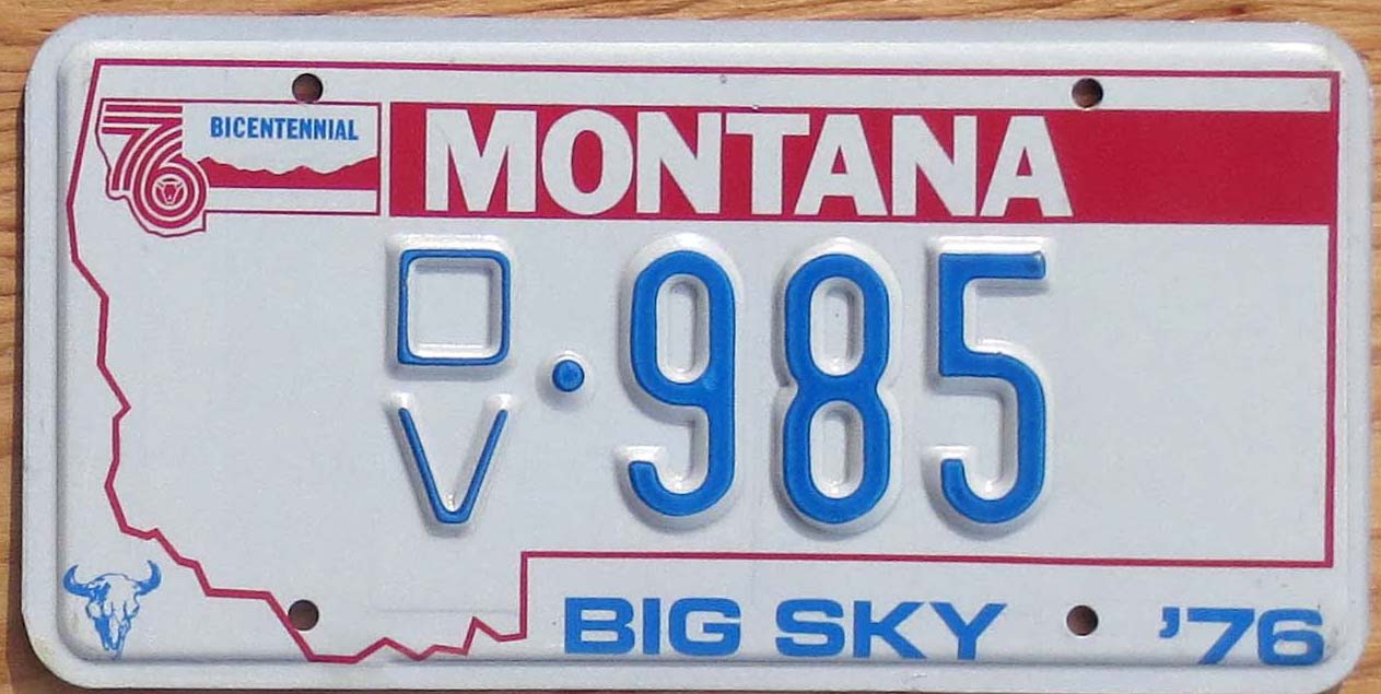 Montana | Product categories | Automobile License Plate Store ...