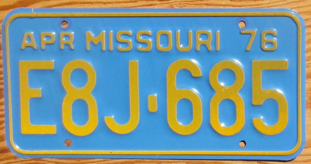 Missouri Archives - Automobile License Plate Store: Collectible License ...