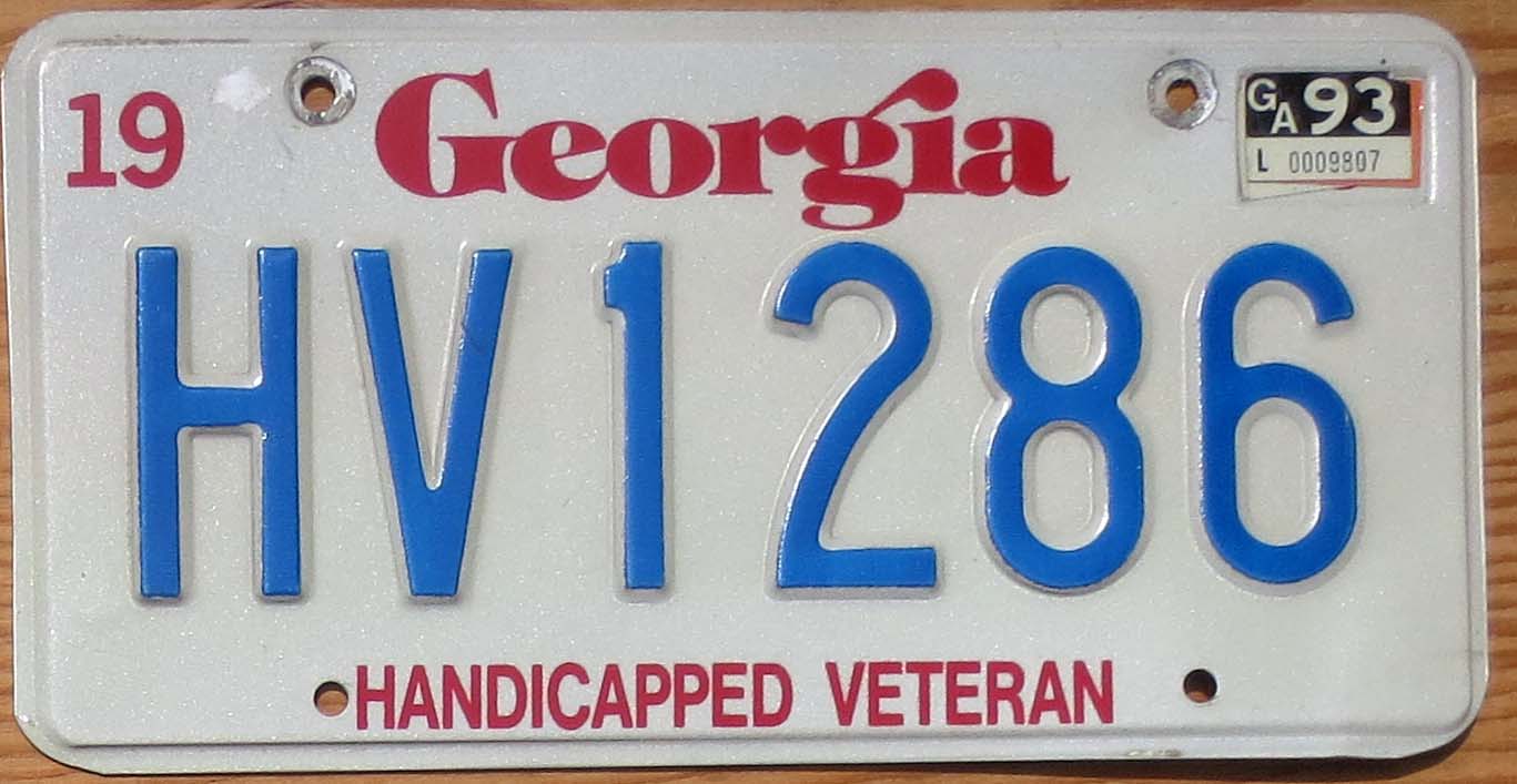 Georgia | Product categories | Automobile License Plate Store ...