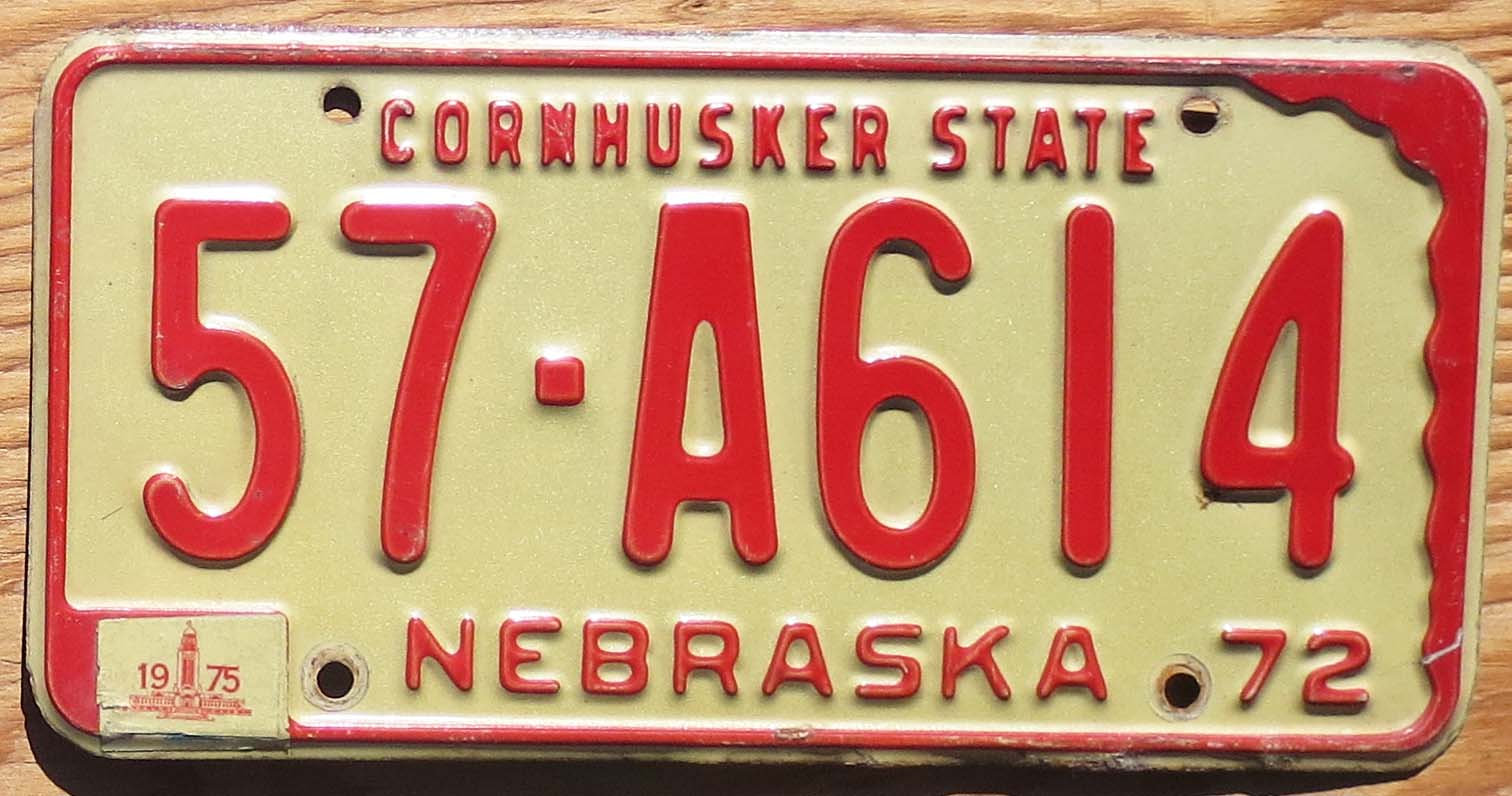 Nebraska Archives - Automobile License Plate Store: Collectible License ...