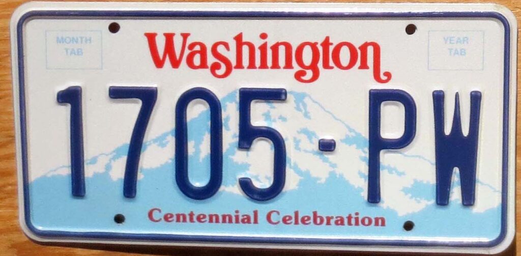 Washington Archives - Automobile License Plate Store: Collectible ...