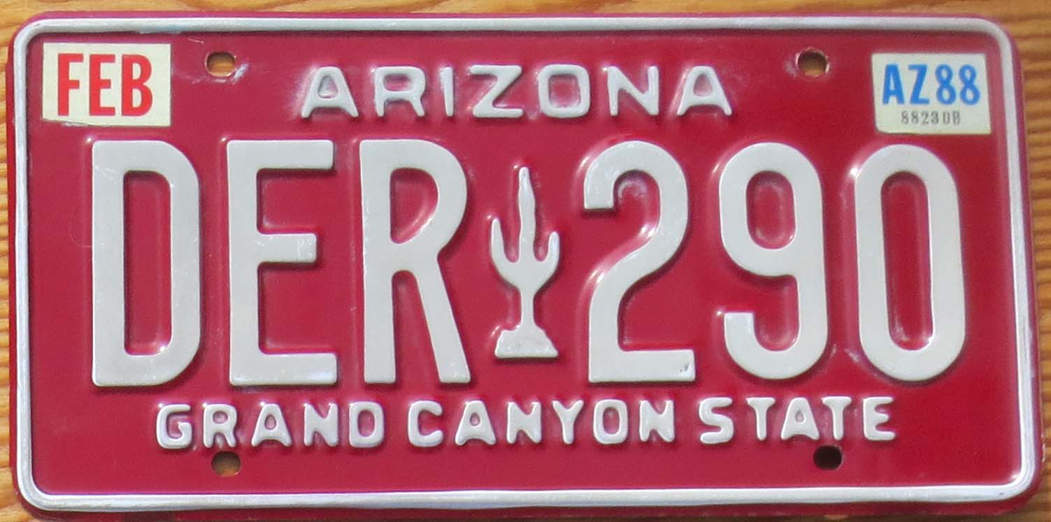 Arizona Archives - Automobile License Plate Store: Collectible License ...