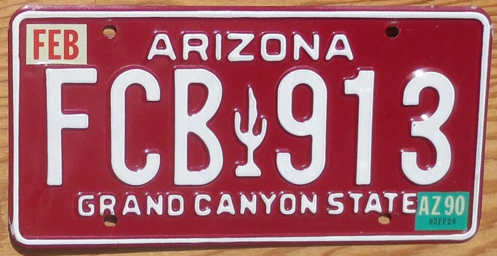 Arizona Archives - Automobile License Plate Store: Collectible License ...