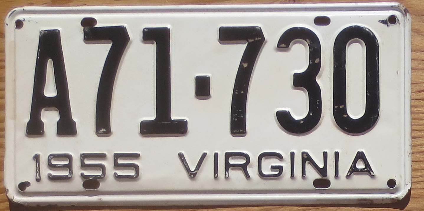 Virginia Archives - Automobile License Plate Store: Collectible License ...