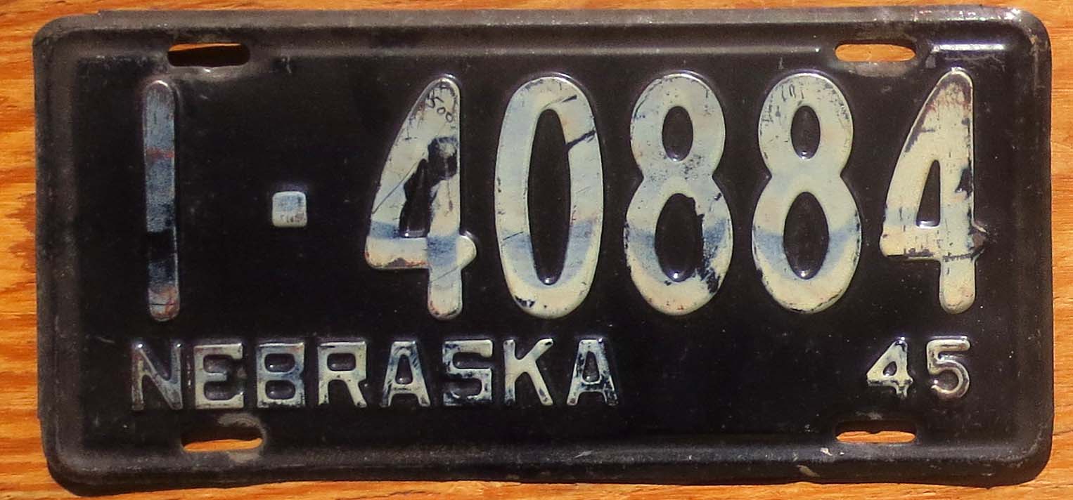 Nebraska Archives - Automobile License Plate Store: Collectible License ...
