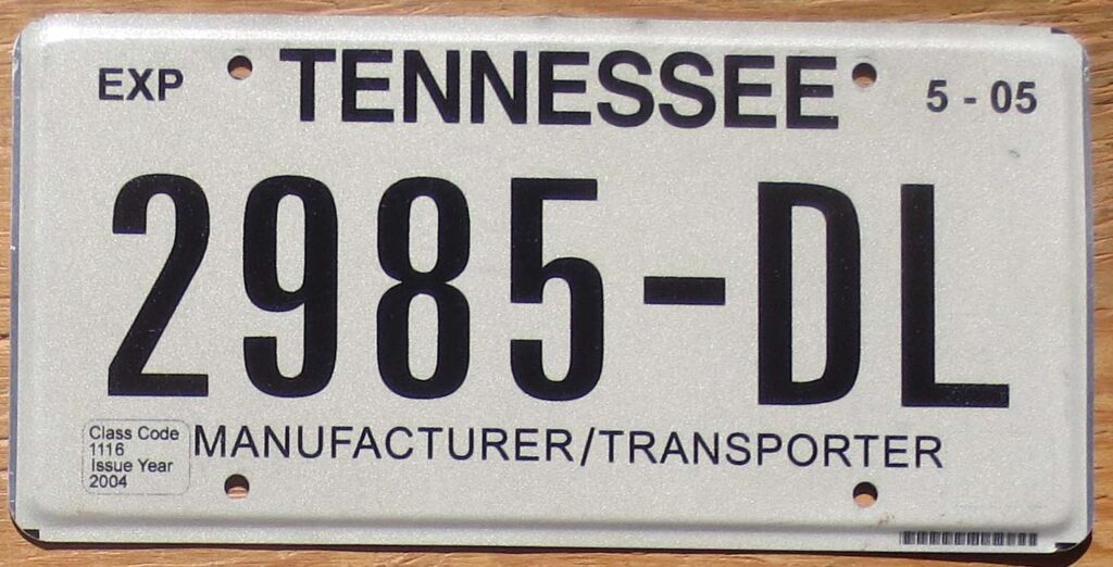Tennessee Archives - Automobile License Plate Store: Collectible ...