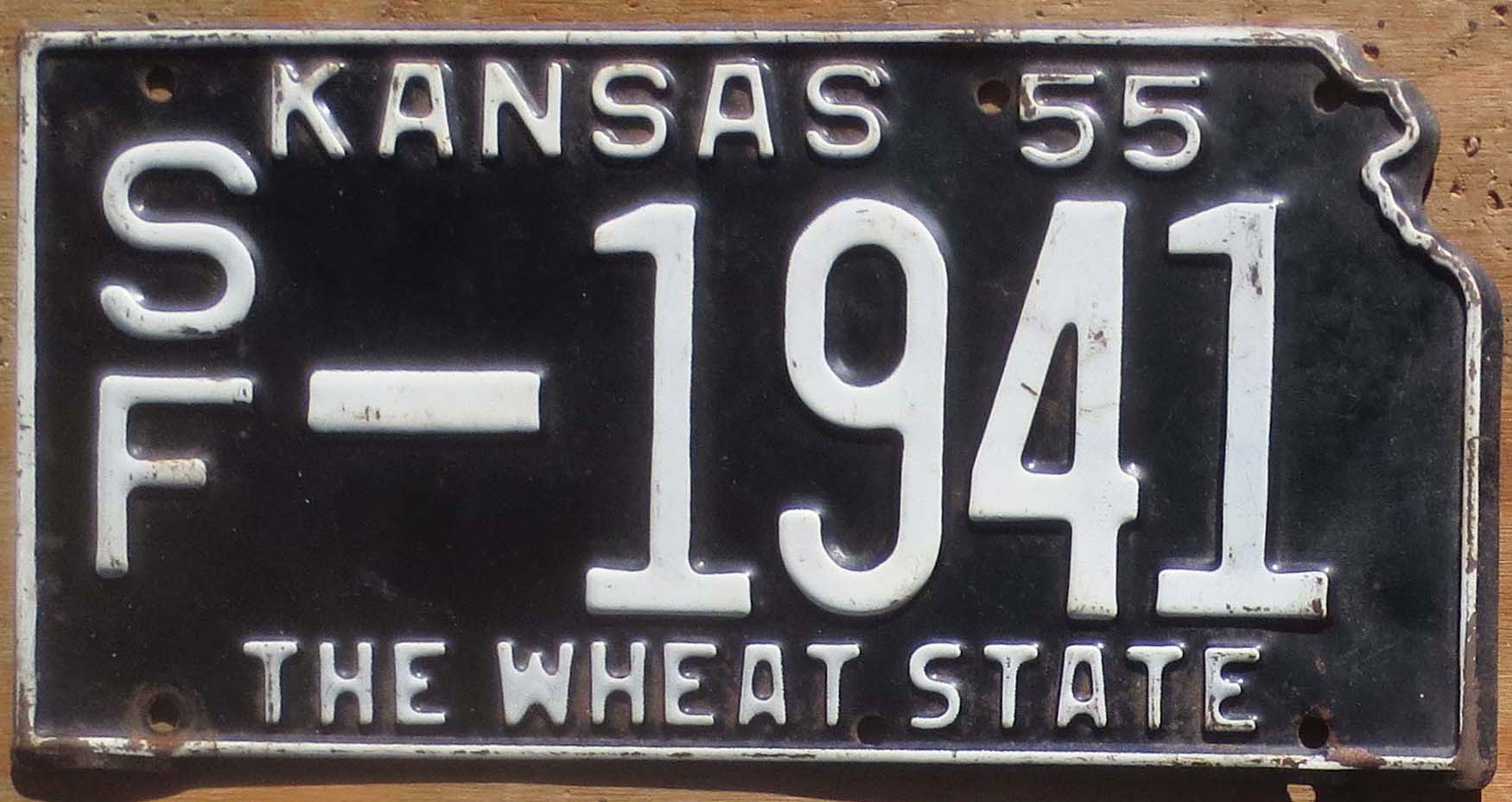 Kansas Archives - Automobile License Plate Store: Collectible License ...