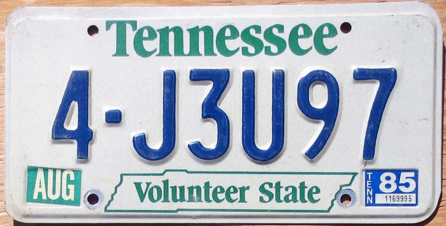 Tennessee Archives - Automobile License Plate Store: Collectible ...