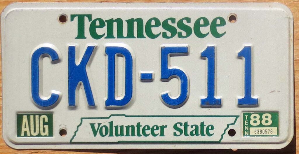 Tennessee | Product categories | Automobile License Plate Store ...