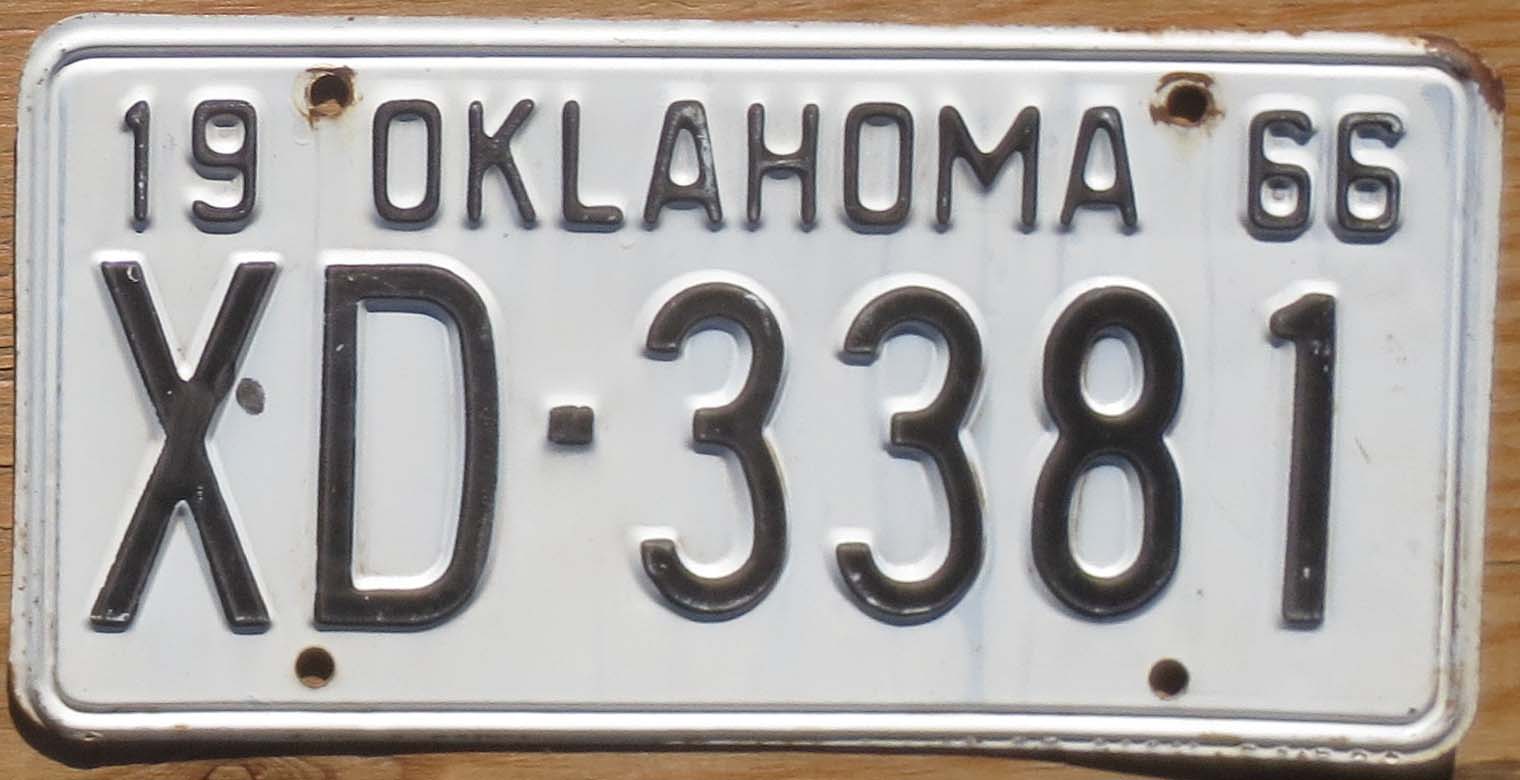 Oklahoma Archives - Automobile License Plate Store: Collectible License ...