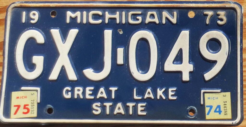 Michigan Archives - Automobile License Plate Store: Collectible License ...