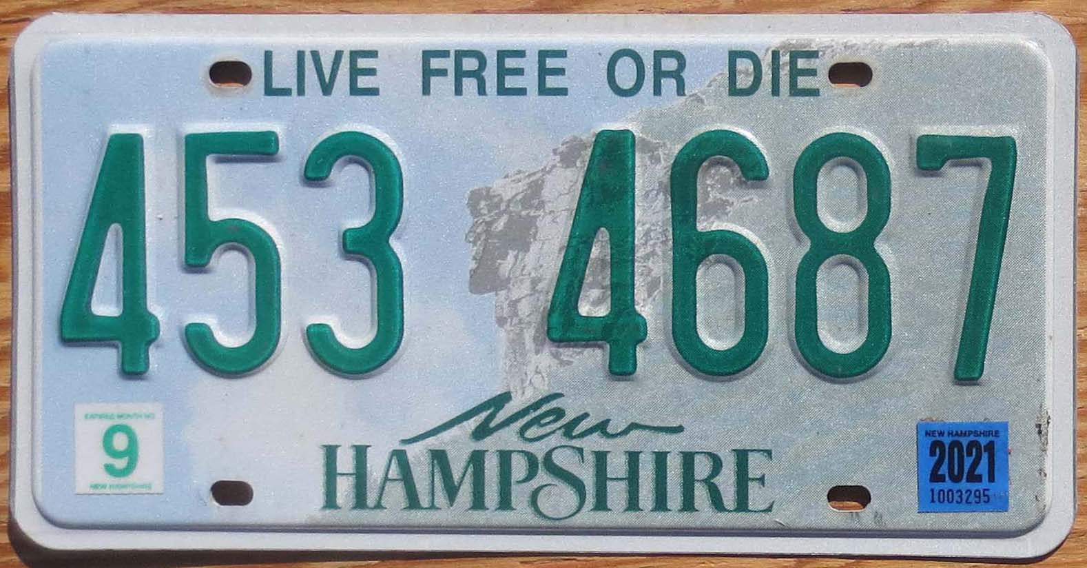 New Hampshire Archives - Automobile License Plate Store: Collectible ...