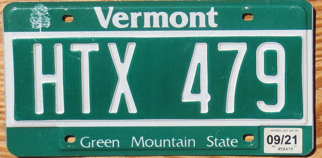 Vermont Archives - Automobile License Plate Store: Collectible License ...
